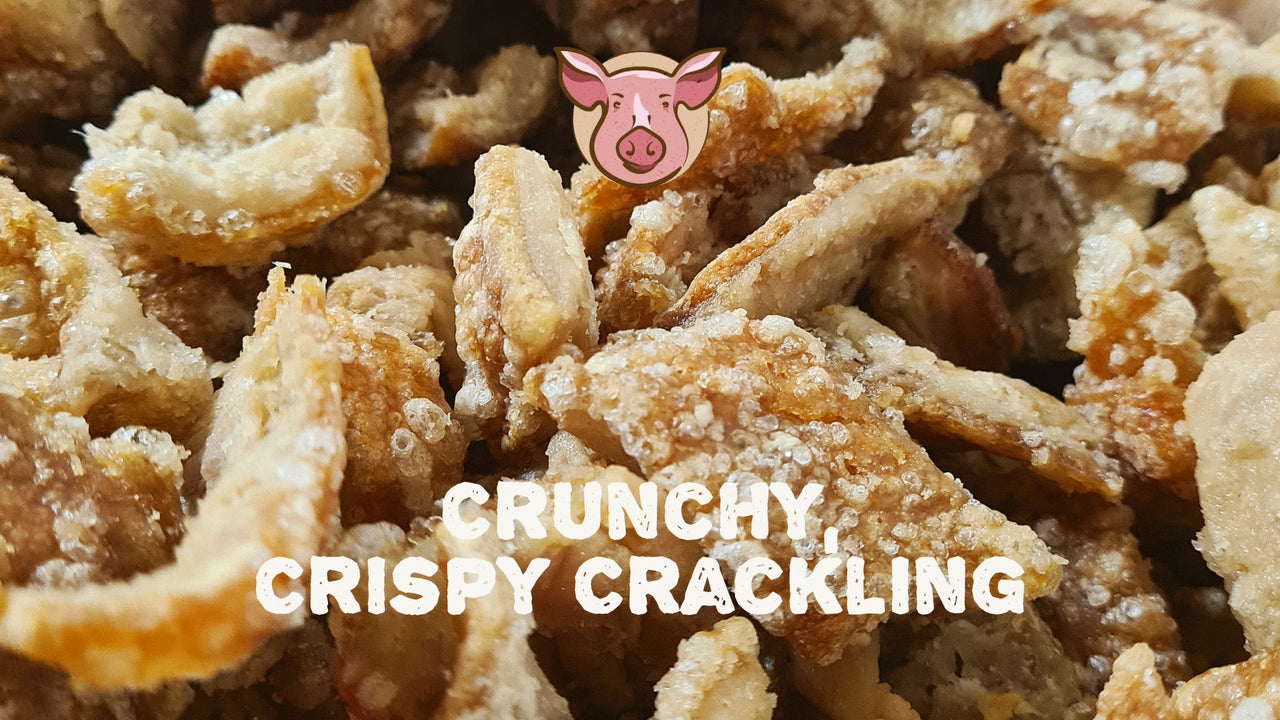 Pascal's Pork Scratchings - 6 x 100g Packets - Premium Pork Crackling